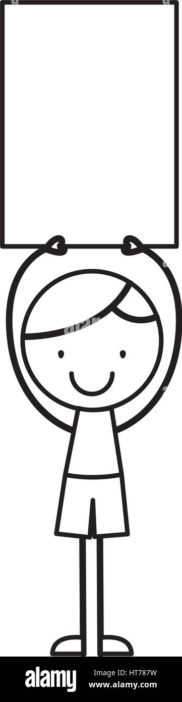 cute little boy drawing character Stock Vector Image & Art - Alamy