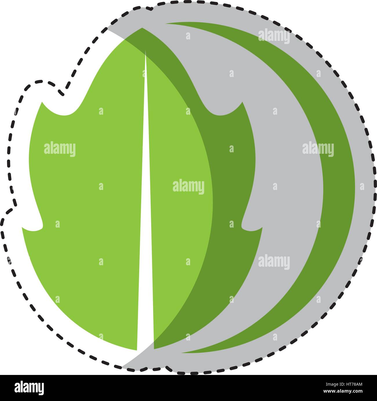 leaf plant ecology symbol Stock Vector Image & Art - Alamy