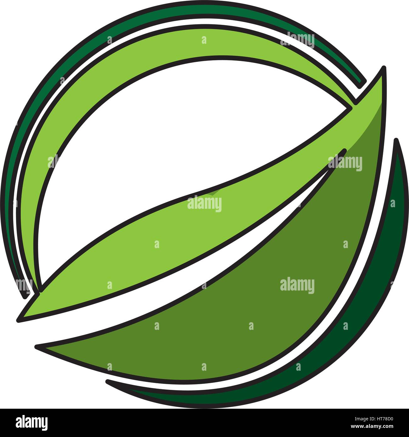 leaf plant ecology symbol Stock Vector Image & Art - Alamy