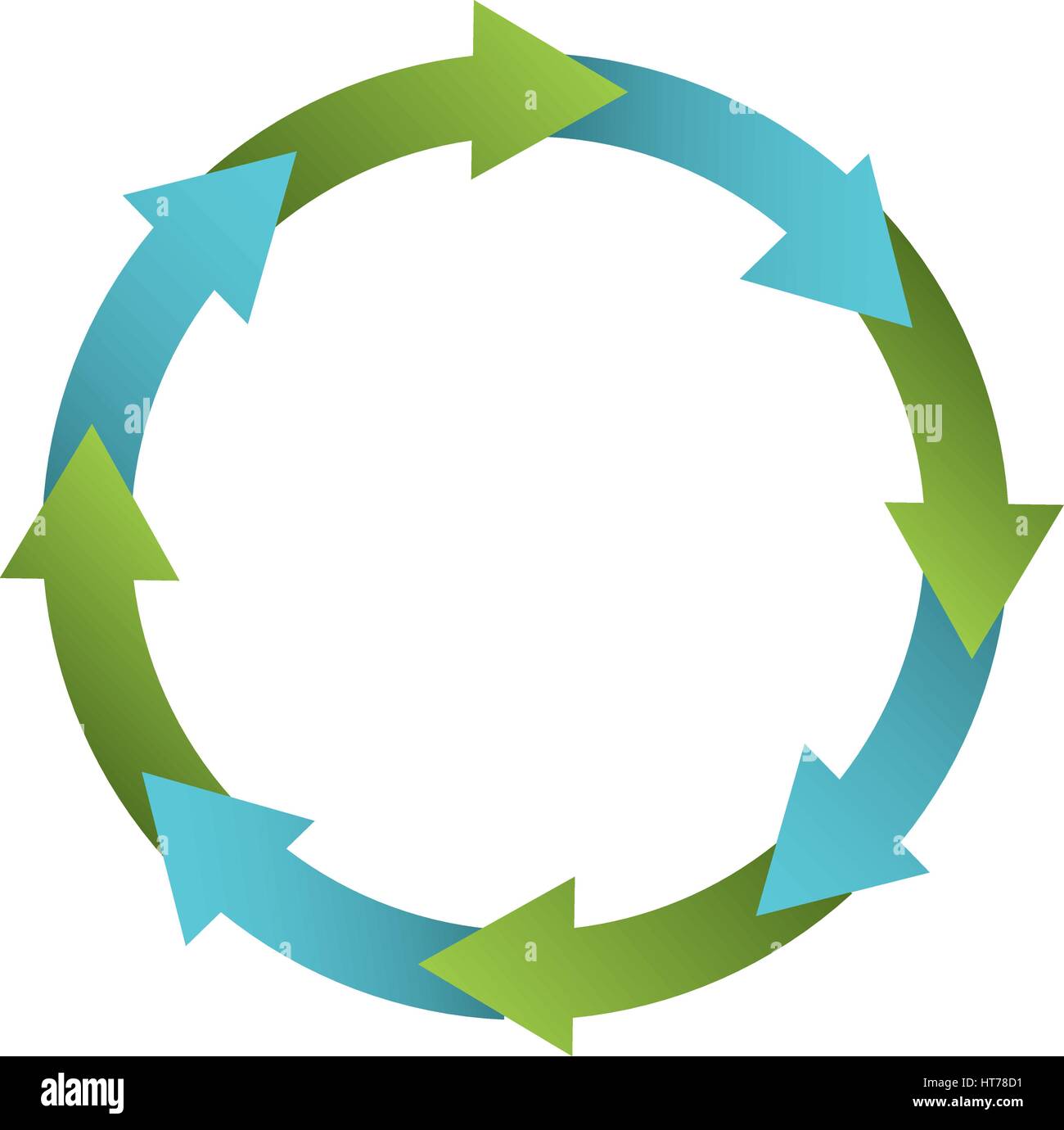 green and blue cycle icon Stock Vector Image & Art - Alamy