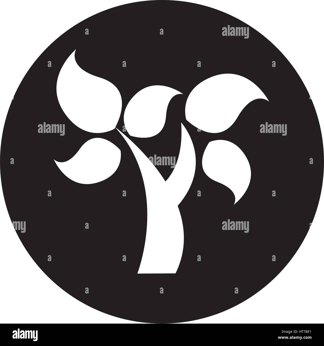 tree plant ecology symbol Stock Vector Image & Art - Alamy