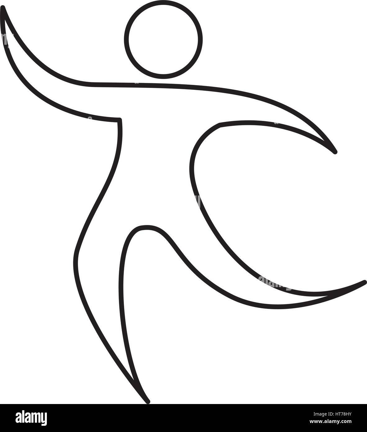 human figure silhouette icon Stock Vector Image & Art - Alamy