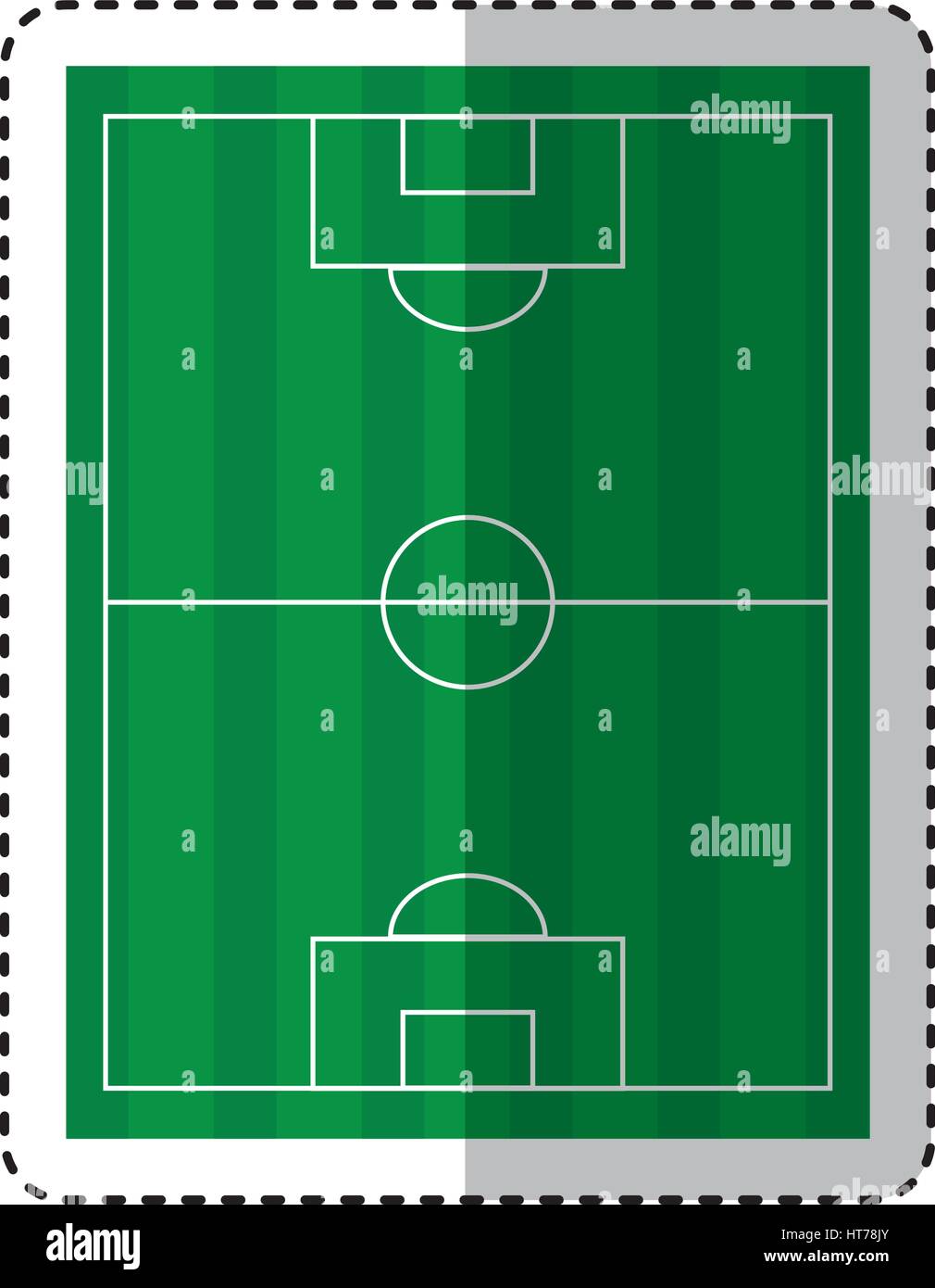 soccer field isolated icon Stock Vector Image & Art - Alamy