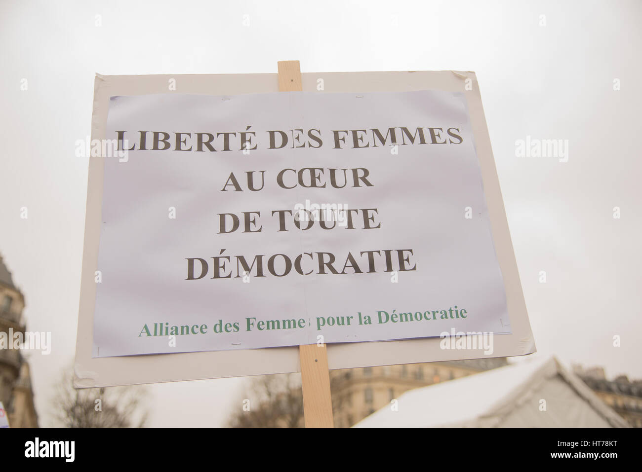 International Women's Day in Paris Stock Photo - Alamy