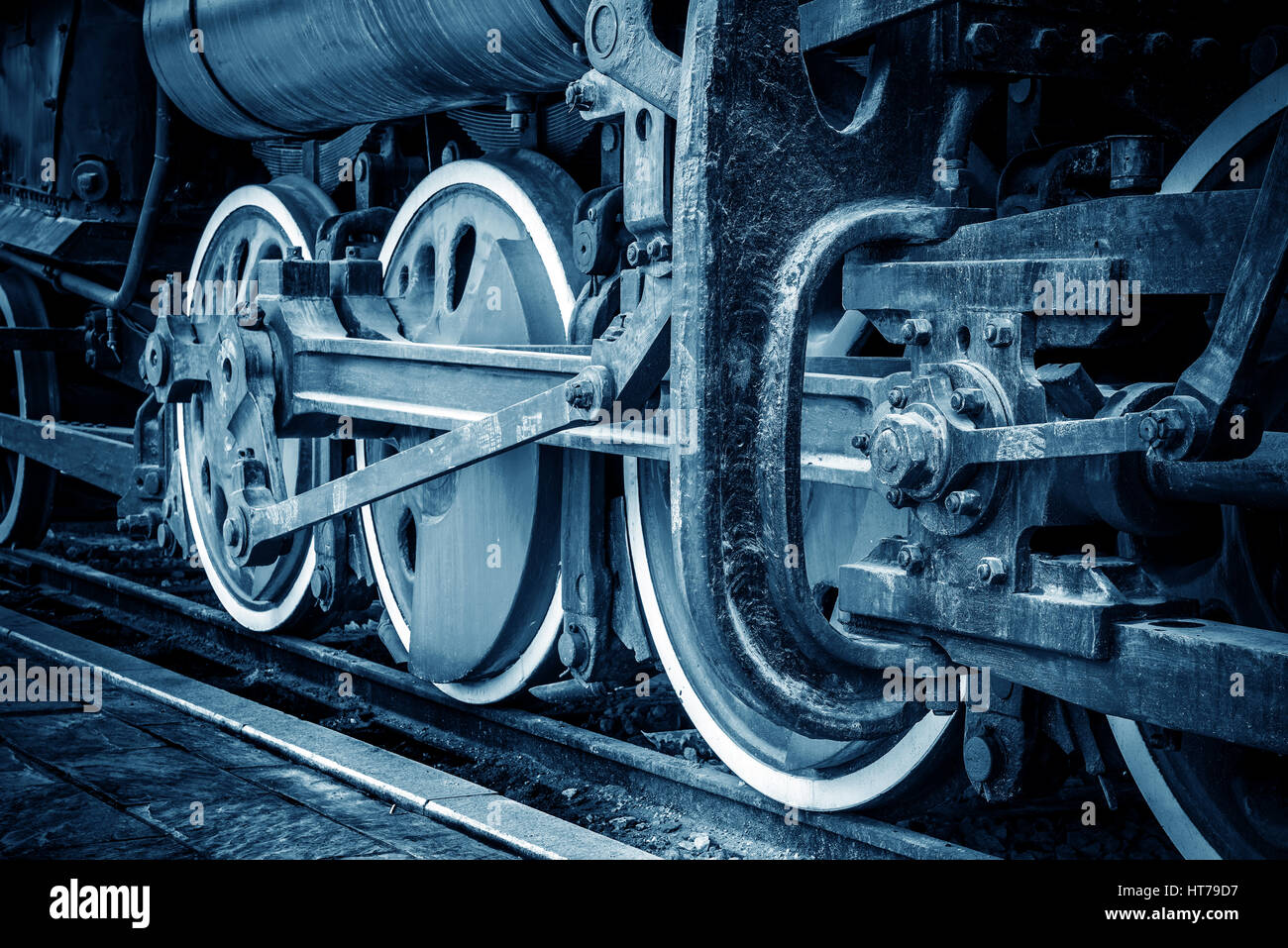 Steam locomotive wheel hi-res stock photography and images - Alamy