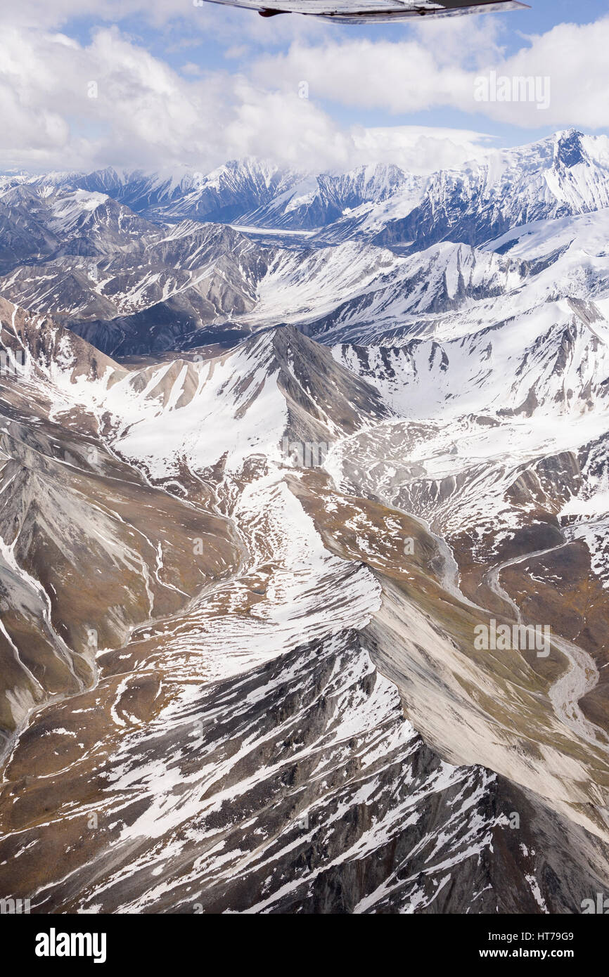 Aerial view of mt denali hi-res stock photography and images - Alamy