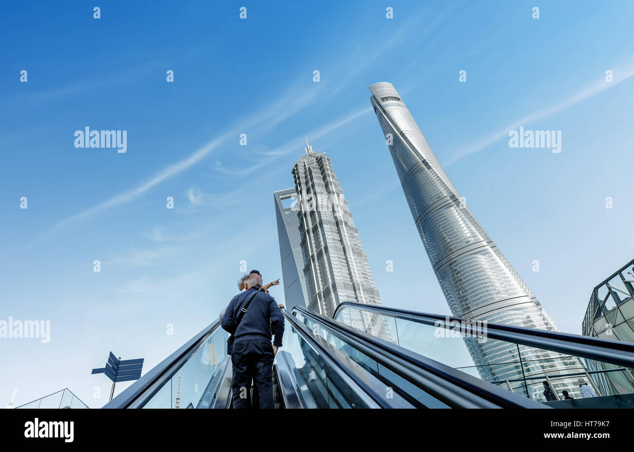 China elevators shanghai hi-res stock photography and images - Alamy