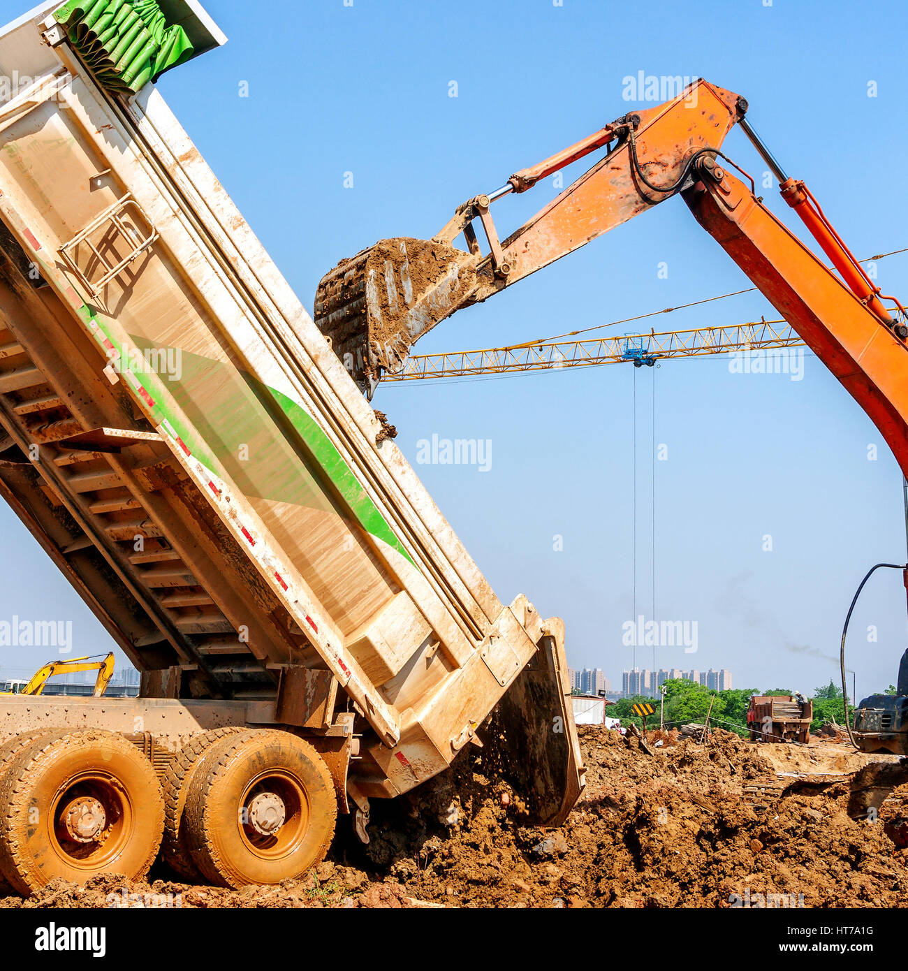 Open cast mine tipper hi-res stock photography and images - Alamy