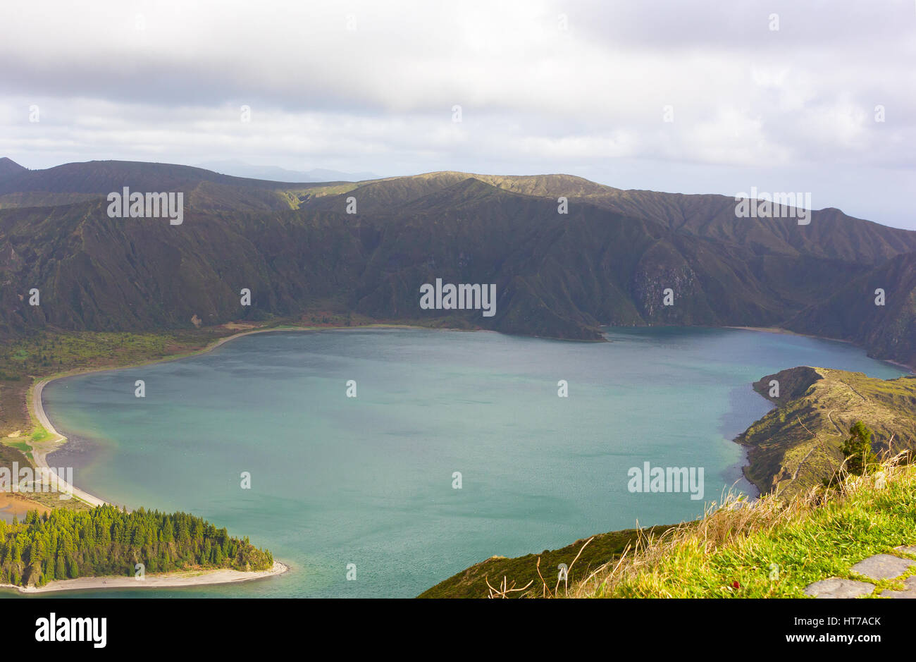 Lake of Fire (Lagoa do Fogo) on Sao Miguel Island, Azores, Portugal ...