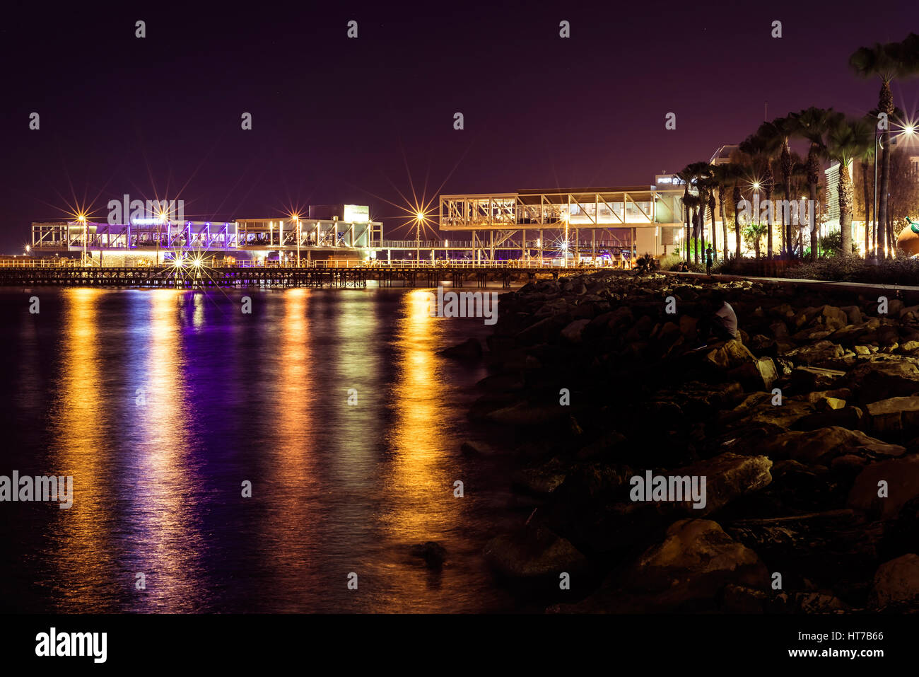 Cyprus limassol night hi-res stock photography and images - Alamy