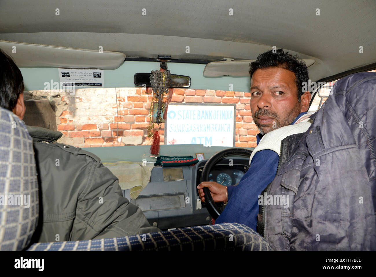 Indian taxi interior hi-res stock photography and images - Alamy
