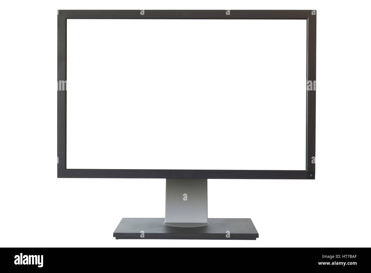 blank monitor isolated on white background with clipping path Stock ...