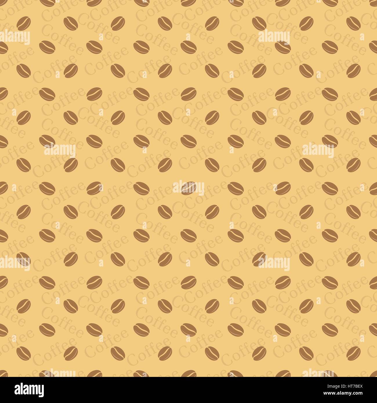 Seamless pattern. Stylish coffee texture with the repeating coffee ...