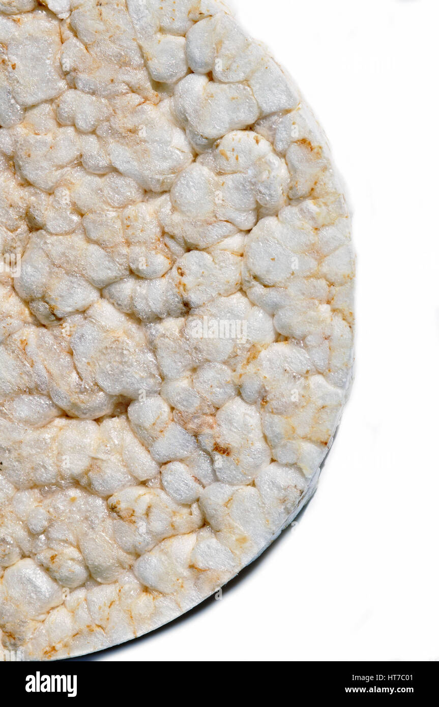 Rice Wafer, Close Up Stock Photo - Alamy