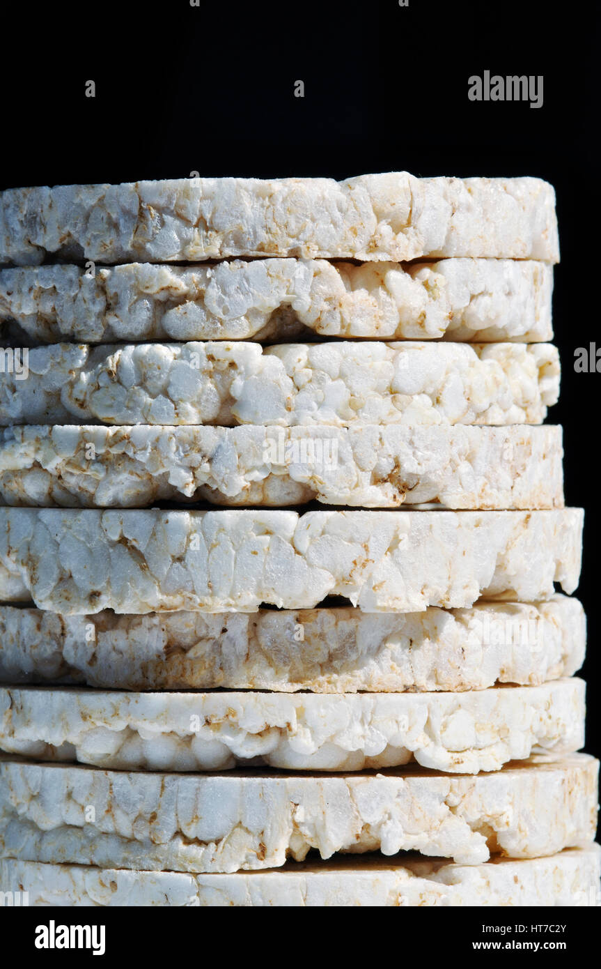 Puffed rice wafers hi-res stock photography and images - Alamy