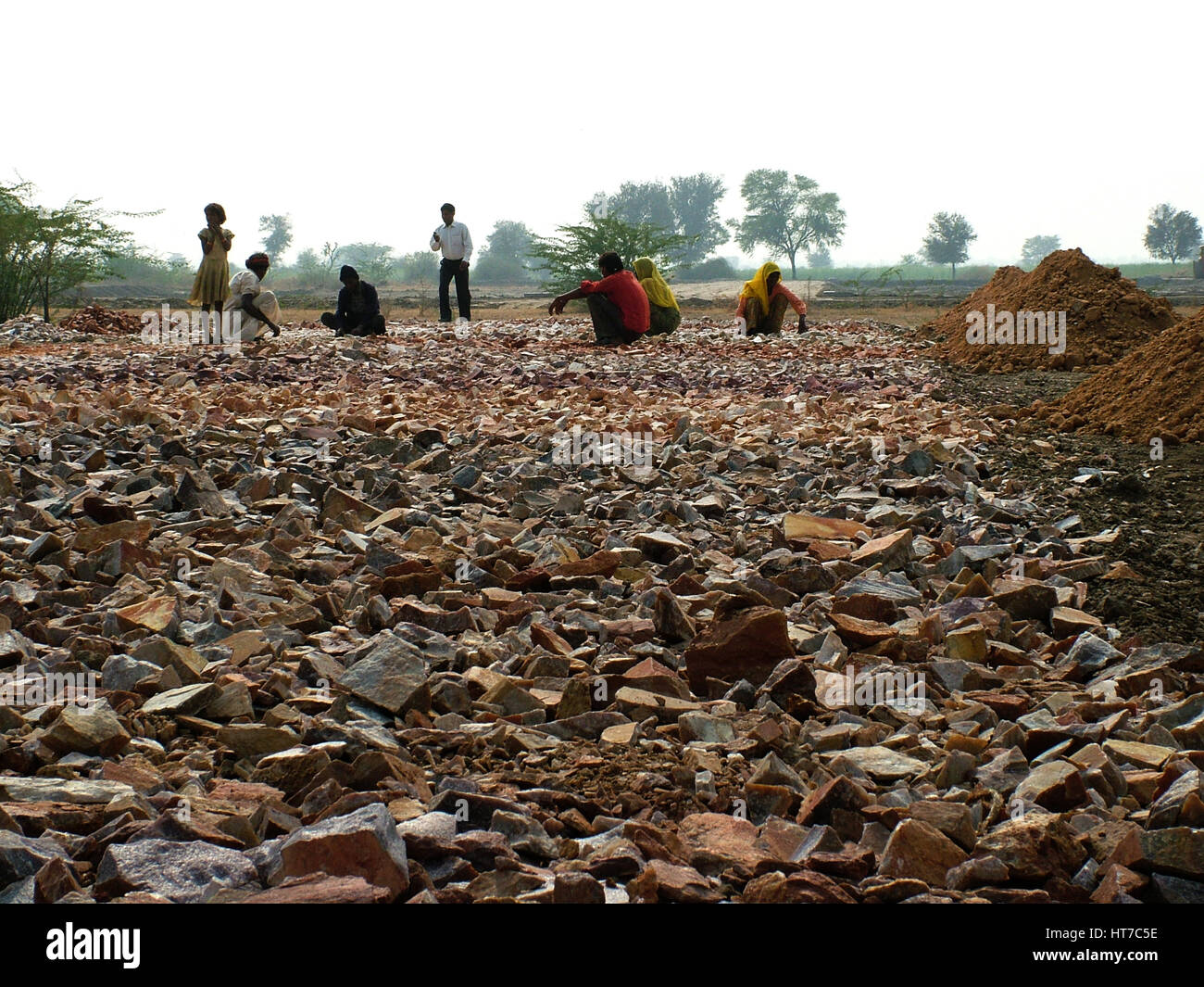 Road Construction with stone / Gravel Gray Stone Textures, Rock ...