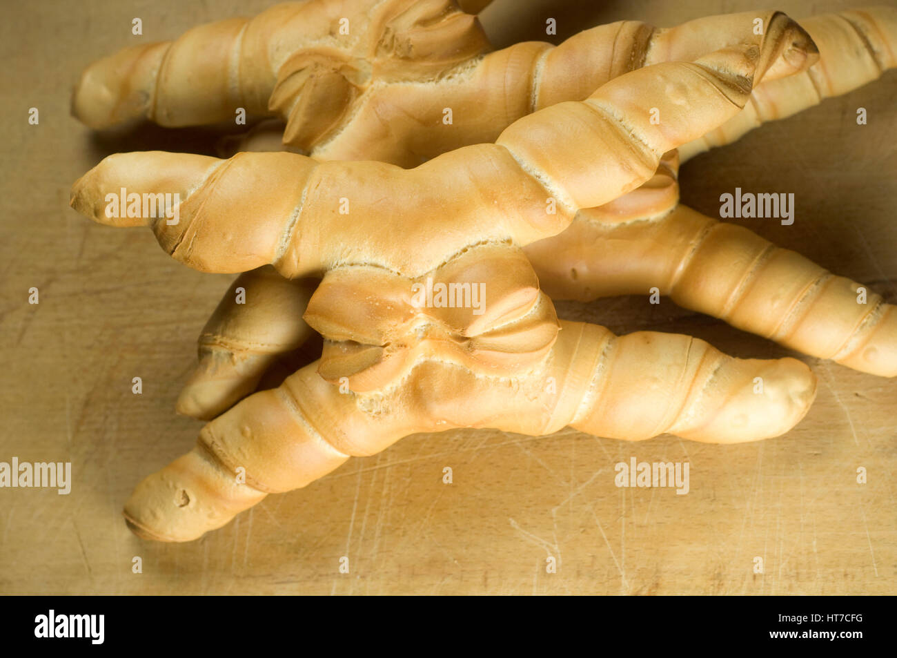 Italy, Emilia Romagna, Ferrara, Coppia Ferrarese Typical bread from ...
