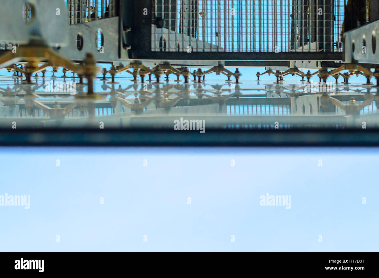 Glass curtain walls fasteners elements spider hi-res stock photography ...