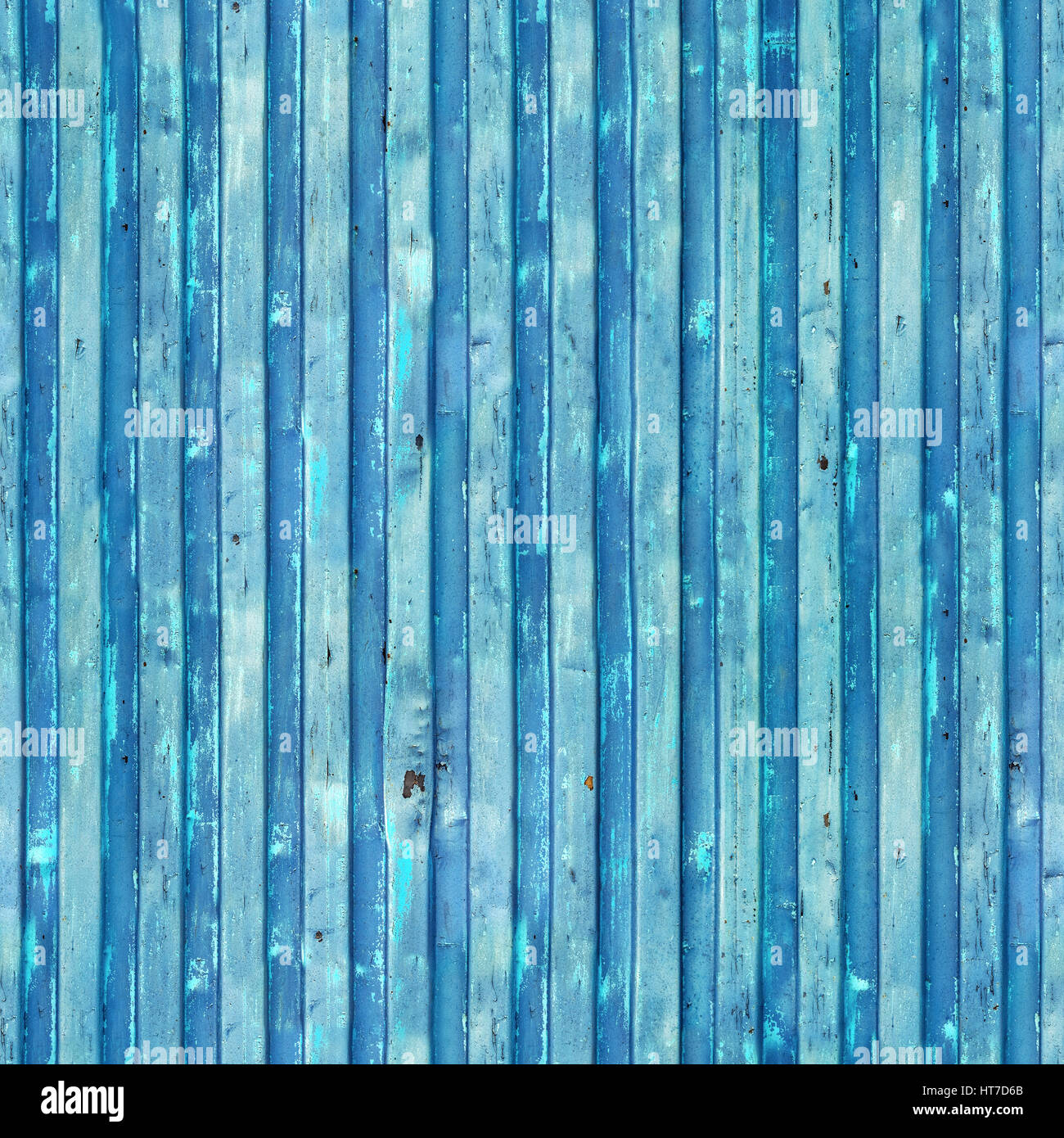 Flaking paint texture of the old container. Blue cargo ship container ...