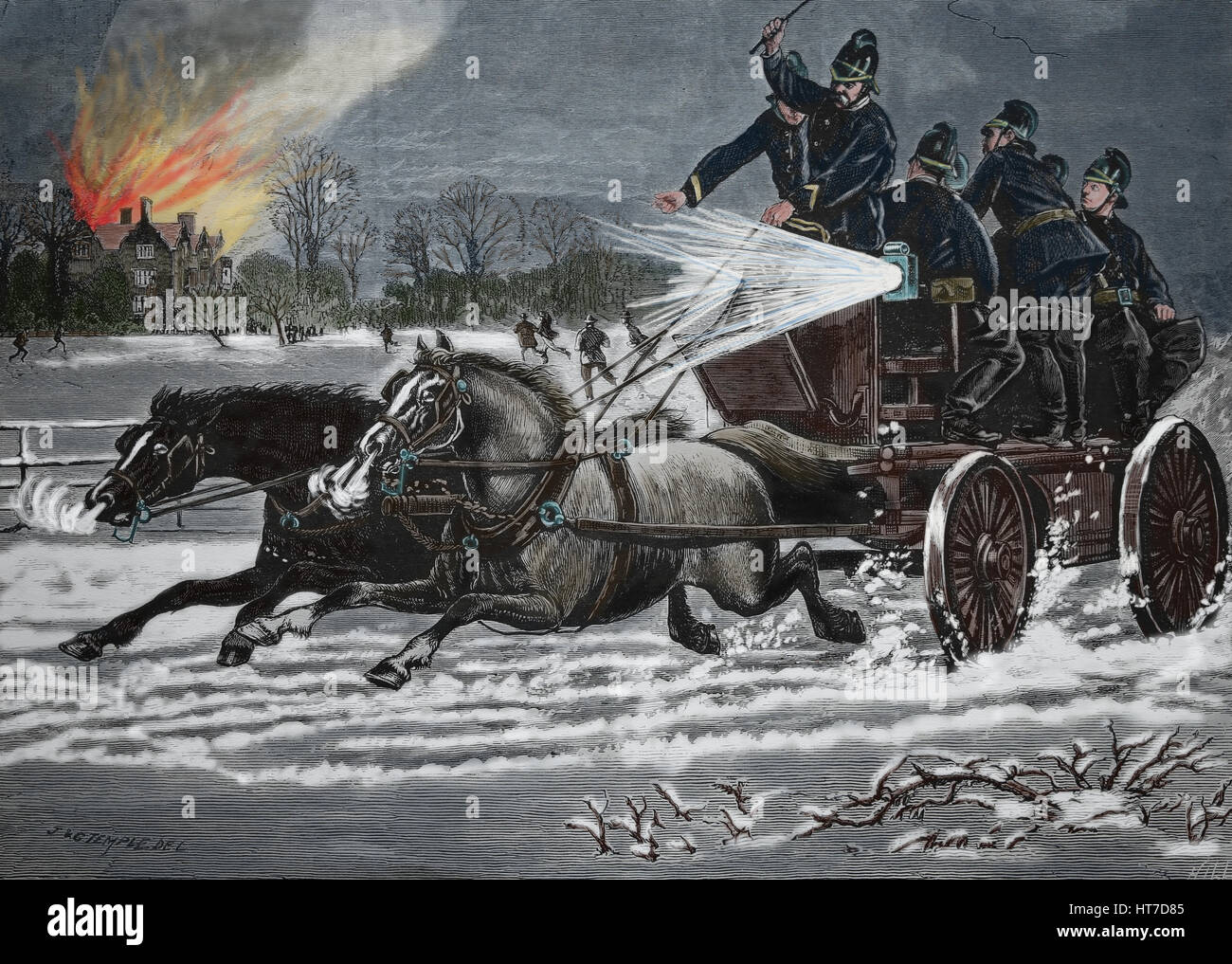 19th century fire hi-res stock photography and images - Alamy