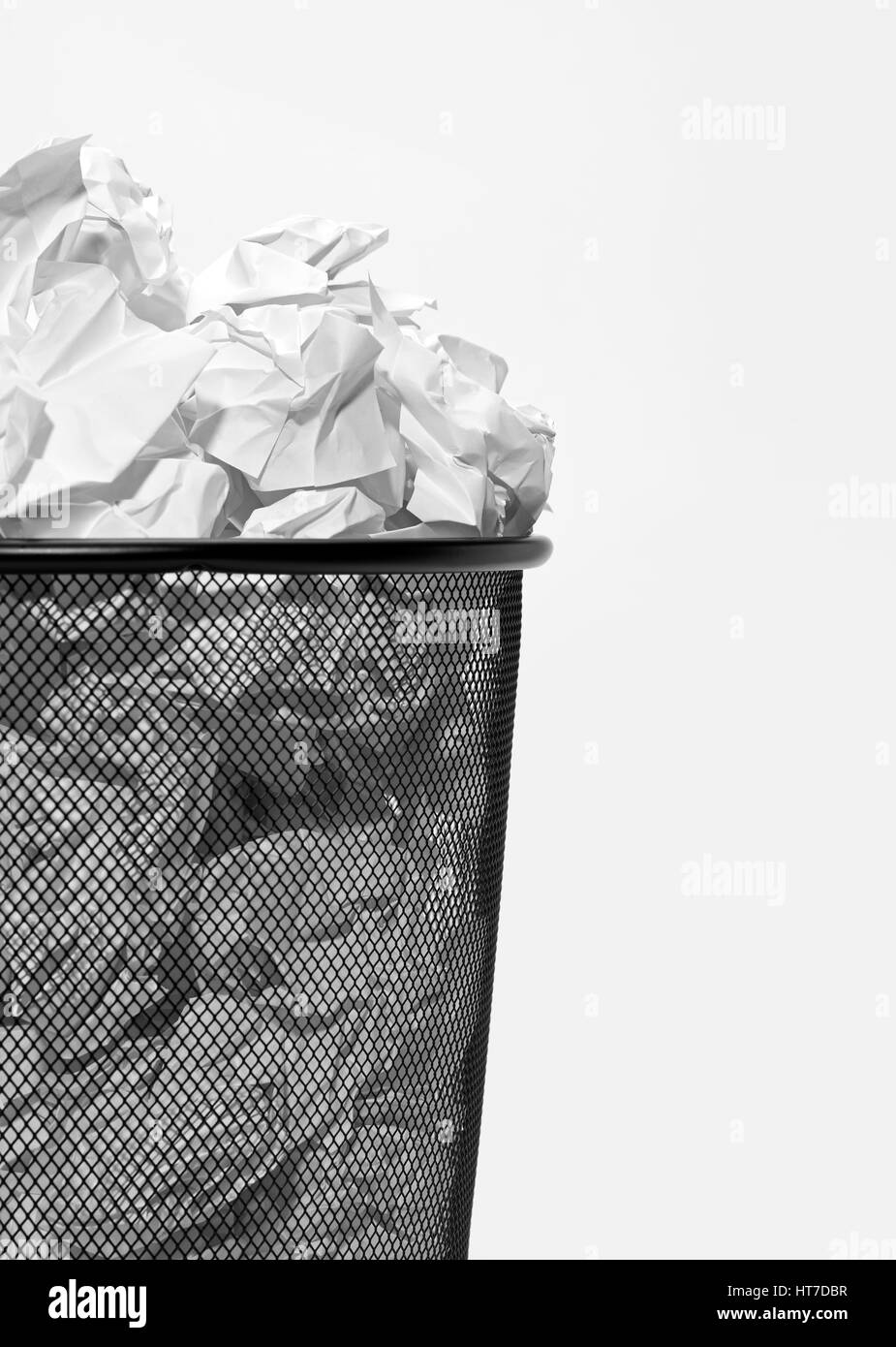 Crumpled work Black and White Stock Photos & Images - Alamy