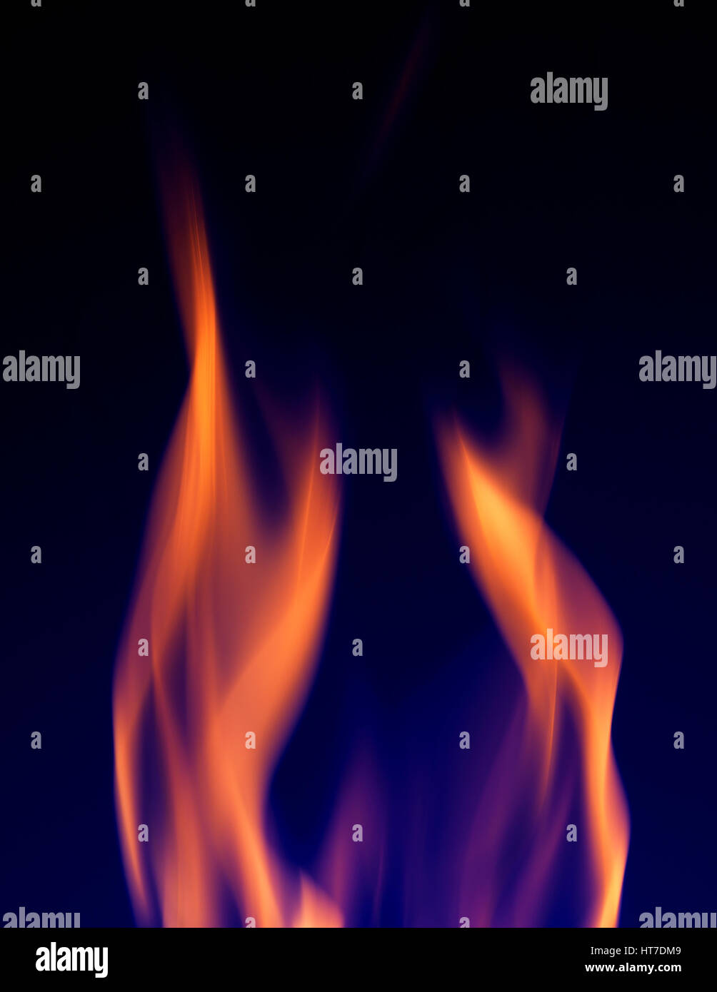 Glowing Fire Flame Stock Photo - Alamy