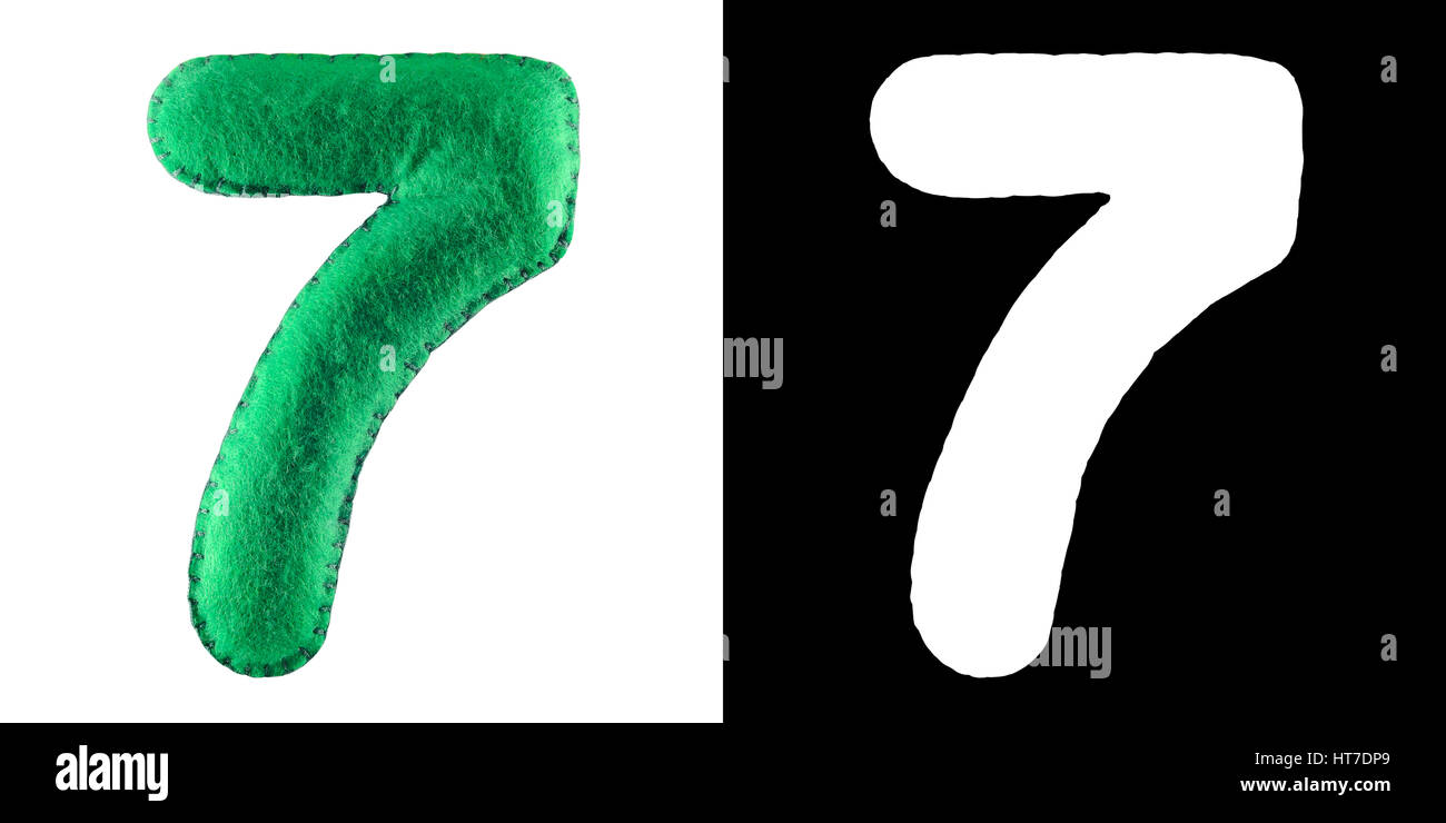 Number seven made from colorful hi-res stock photography and images - Alamy