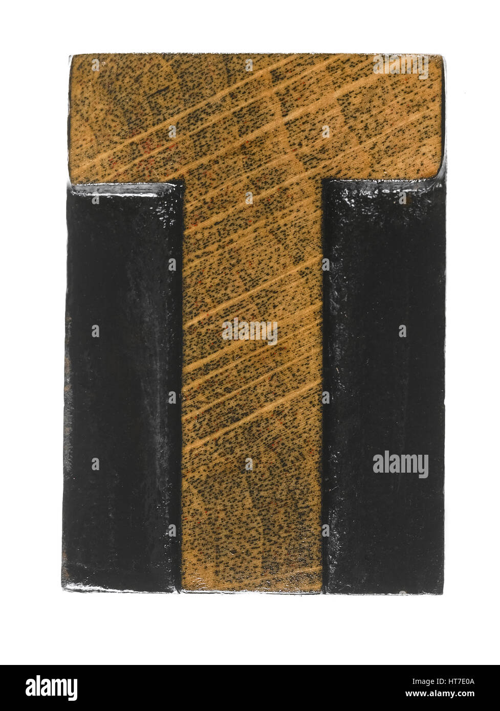 Letterpress letter t Stock Photo - Alamy