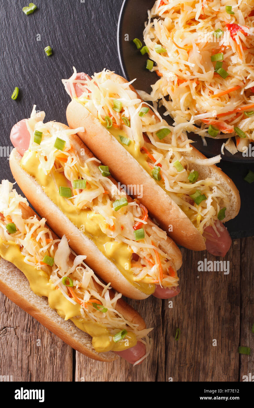 German fast food sausage bread roll hot dog bratwurst hi-res stock ...