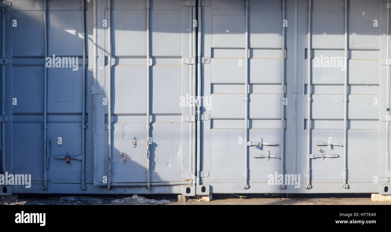 Grey cargo ship container texture hi-res stock photography and images ...