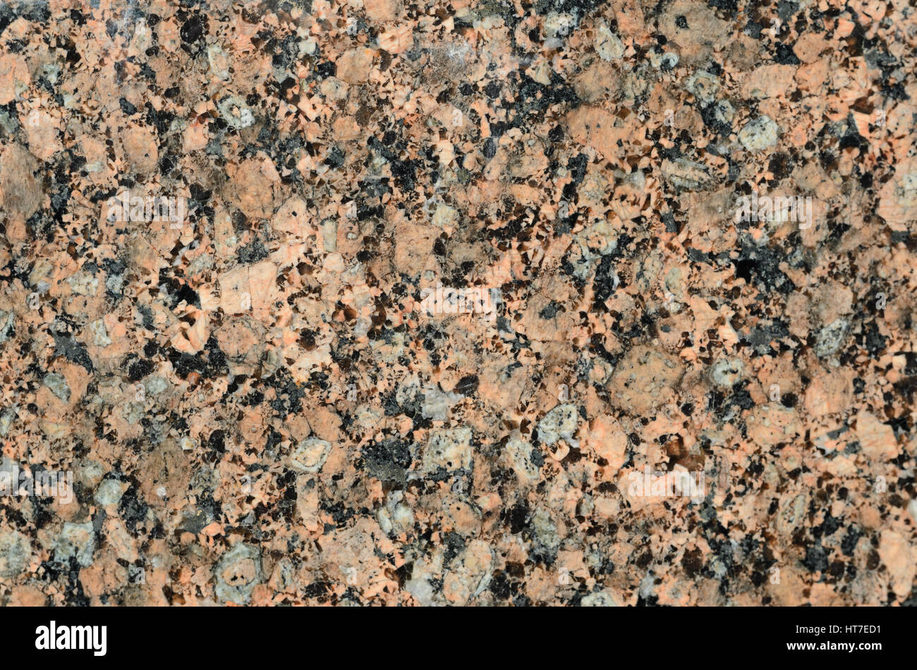 Granite Texture, Red Base with Black and Gray Spots Stock Photo - Alamy
