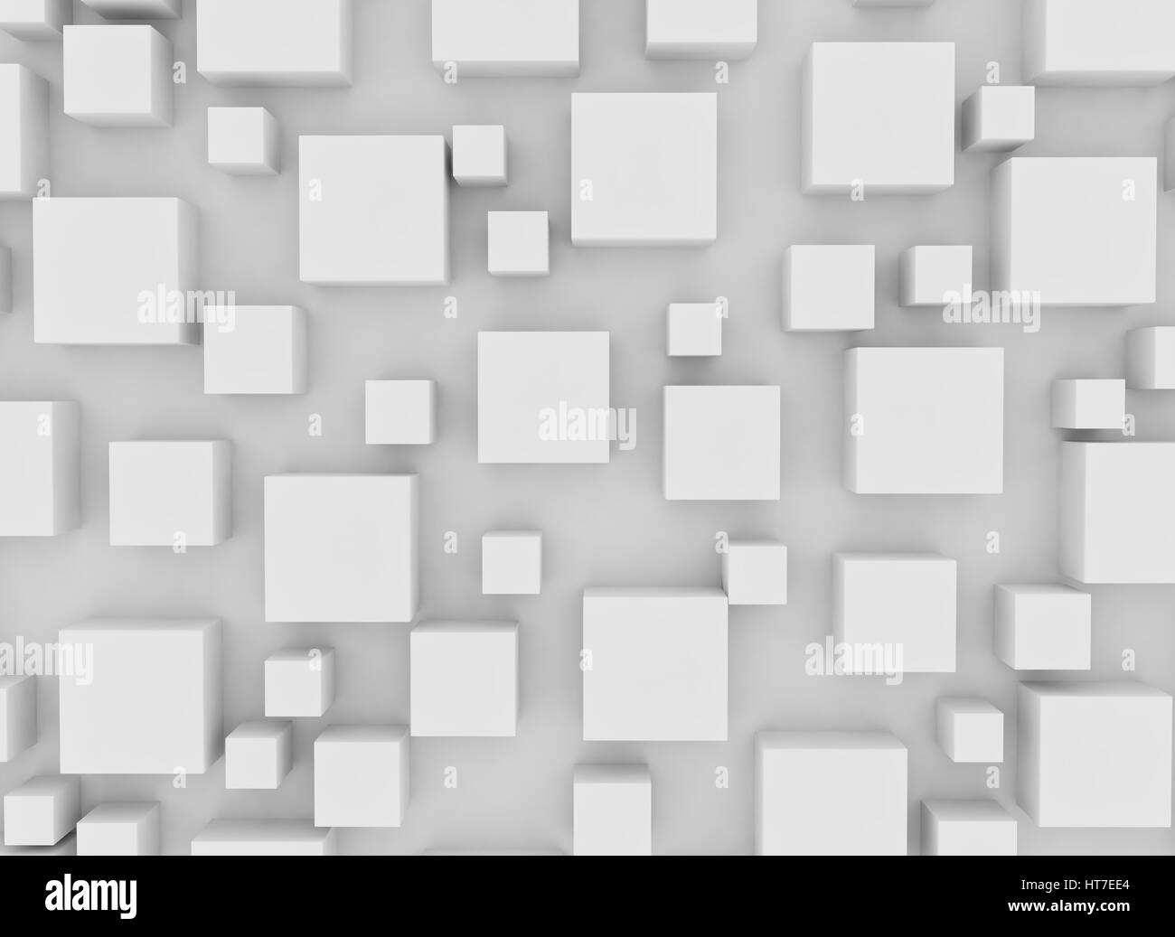 Cubes abstract background with slight shadow Stock Photo - Alamy