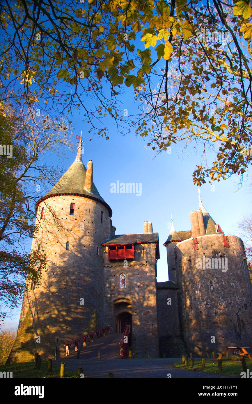 Castell coch autumn hi-res stock photography and images - Alamy