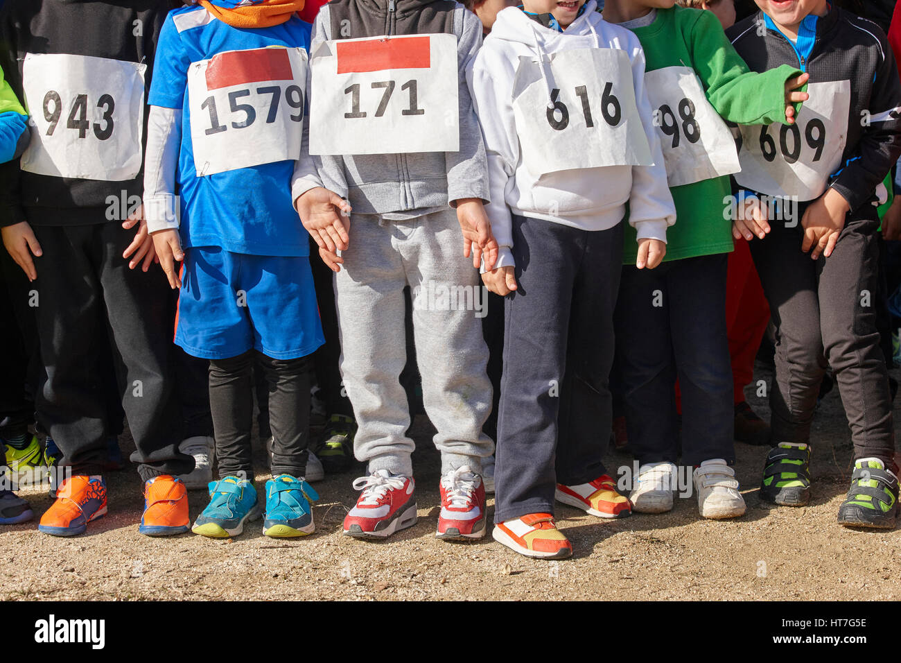 Cross country running children hi-res stock photography and images - Alamy