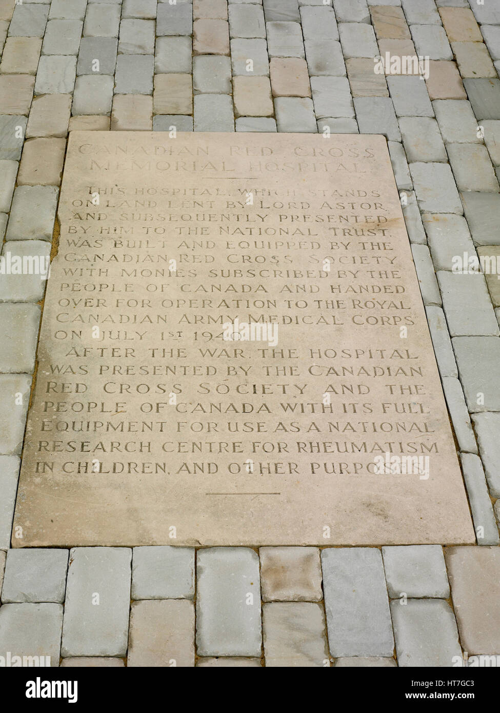 Stone plaque on floor Stock Photo - Alamy