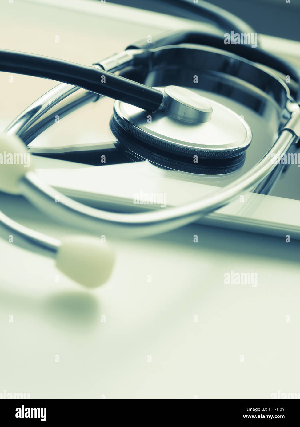 Medical concept, close up of a stethoscope Stock Photo - Alamy