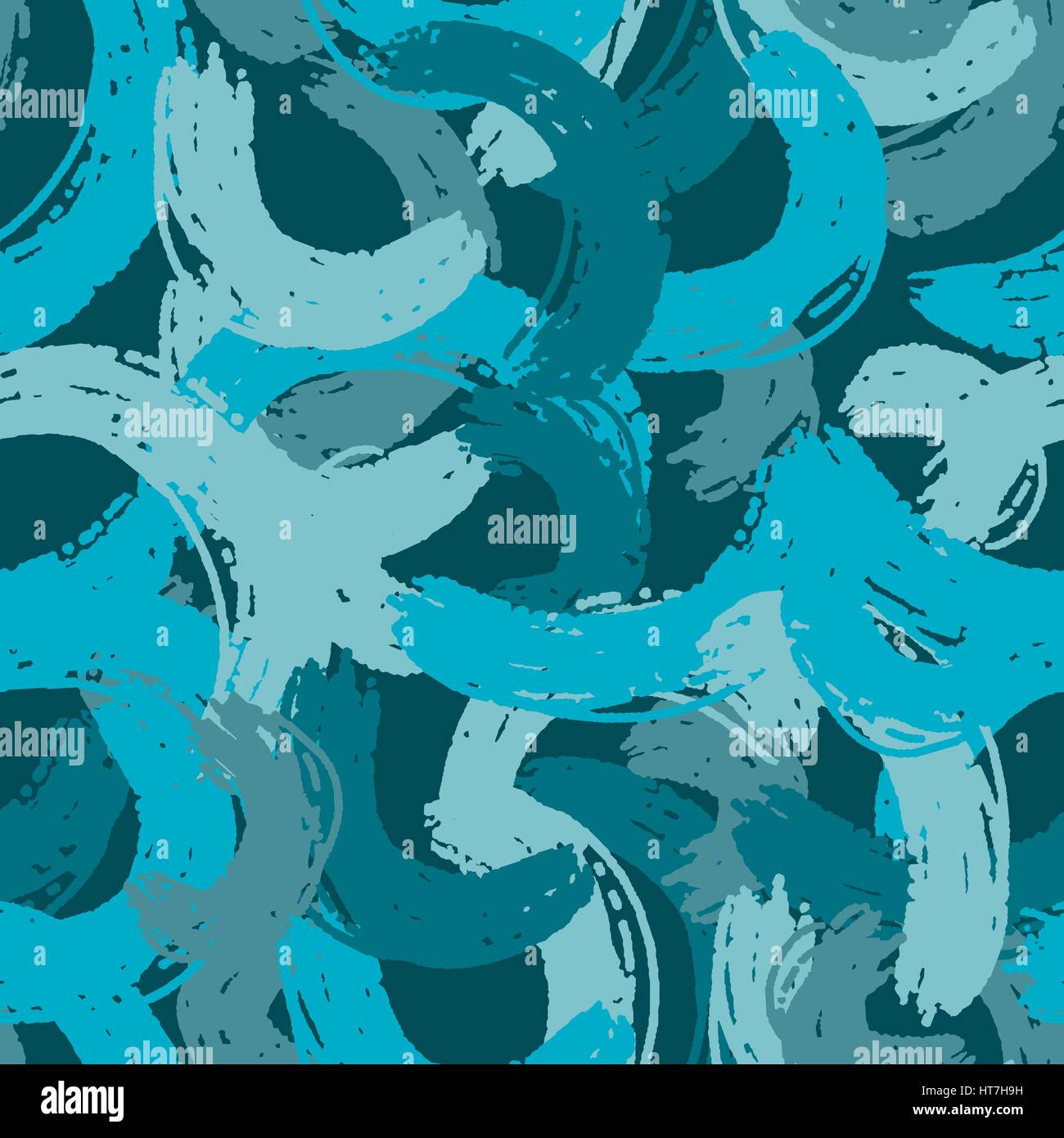 Seamless pattern with realistic paint splashes Stock Vector Image & Art ...