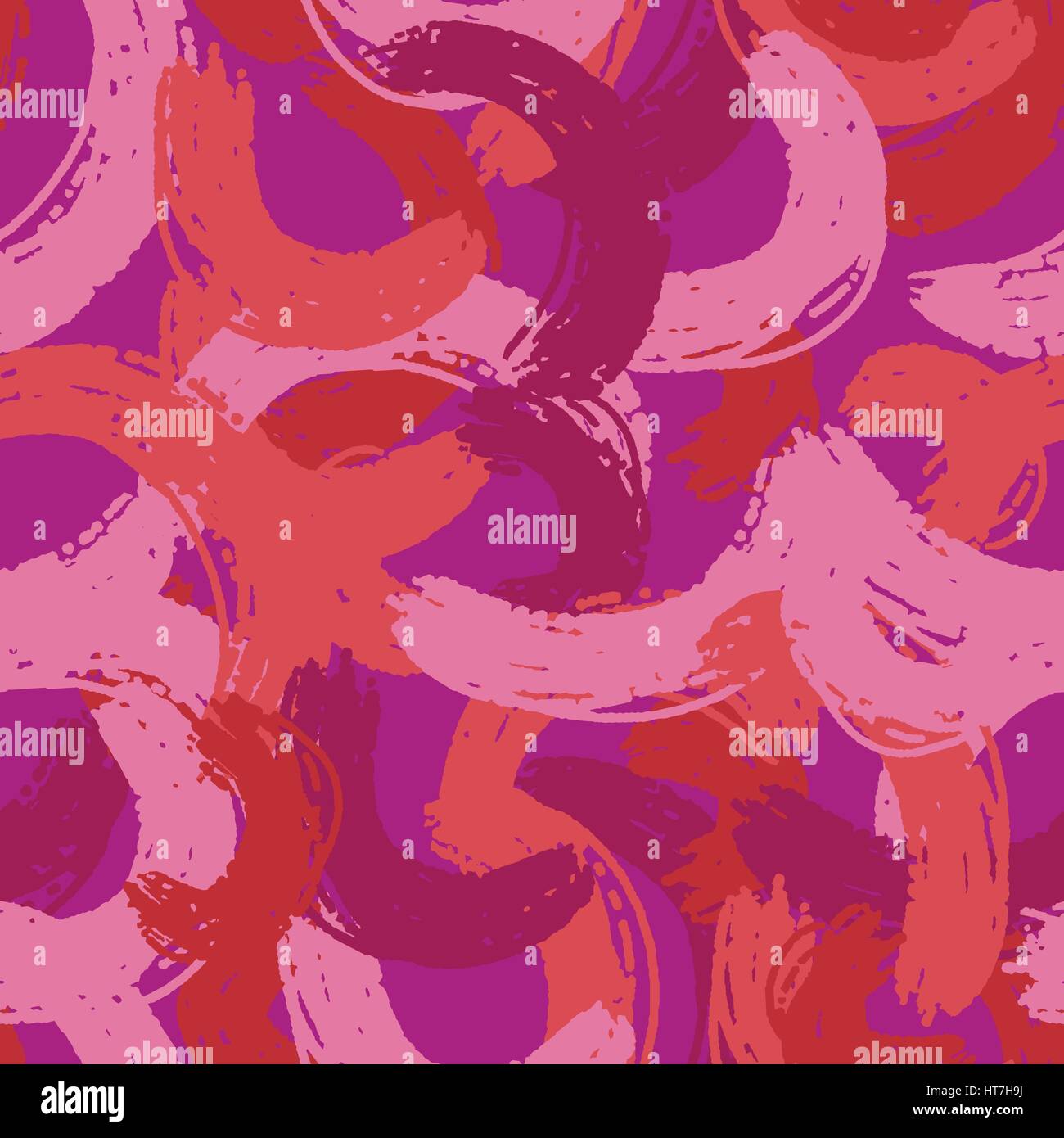 Seamless pattern with realistic paint splashes Stock Vector Image & Art ...