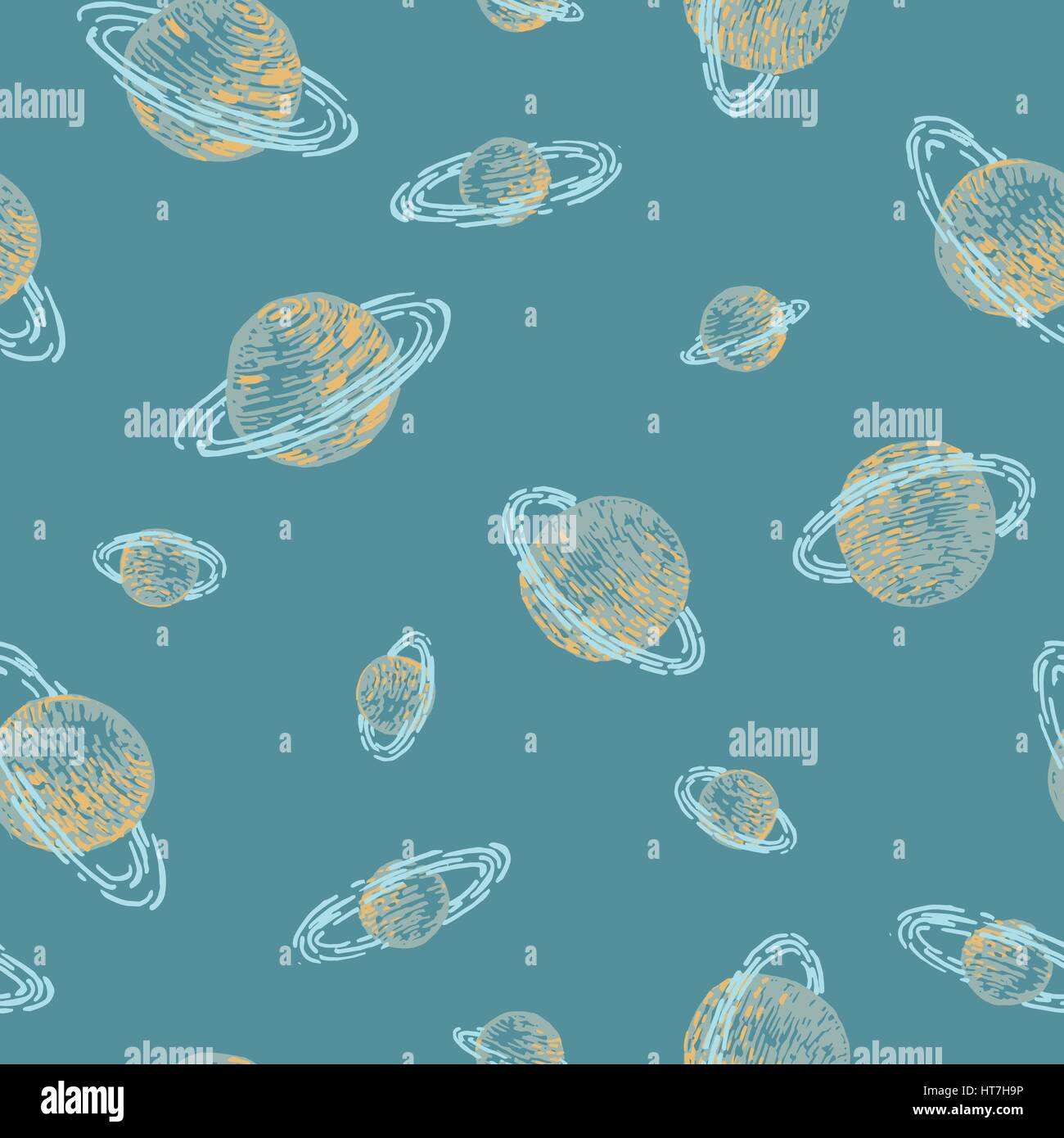 Stars planets pattern Stock Vector Images - Alamy