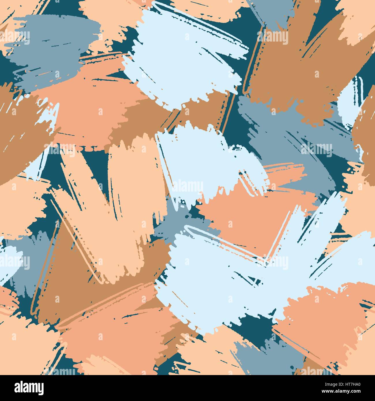 Seamless pattern with realistic paint splashes Stock Vector Image & Art ...