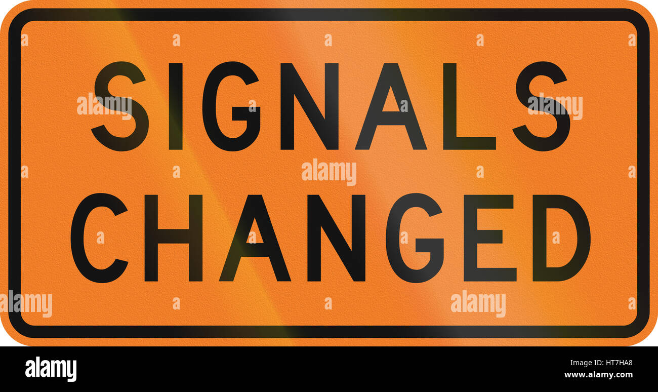 Changed signals hi-res stock photography and images - Alamy