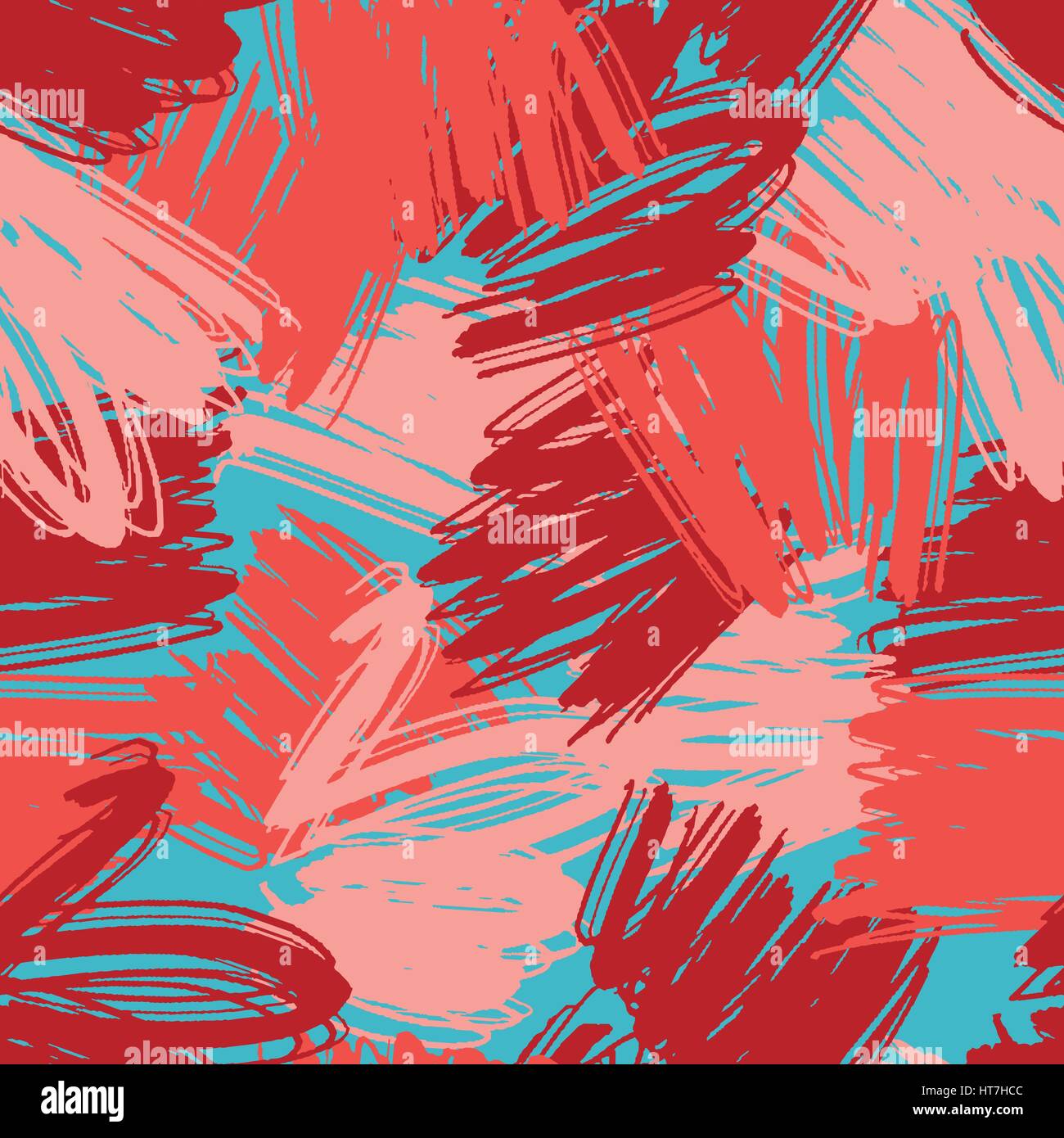 Seamless pattern with realistic paint splashes Stock Vector Image & Art ...