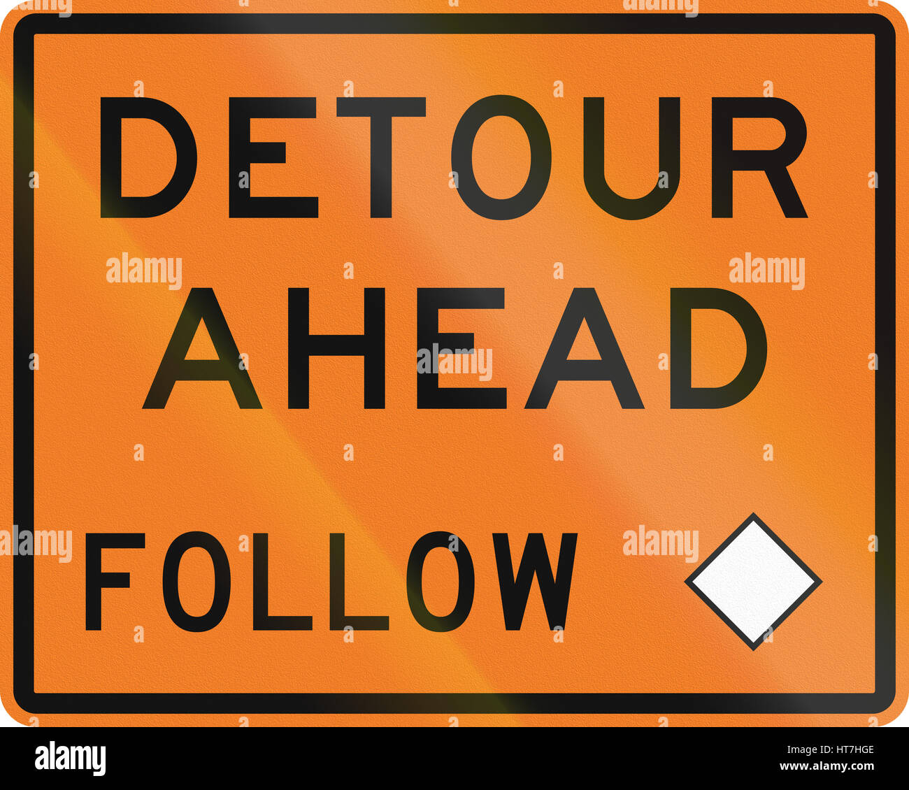 Detour Sign NJ Traffic: Milling, Paving On New Road In South Brunswick