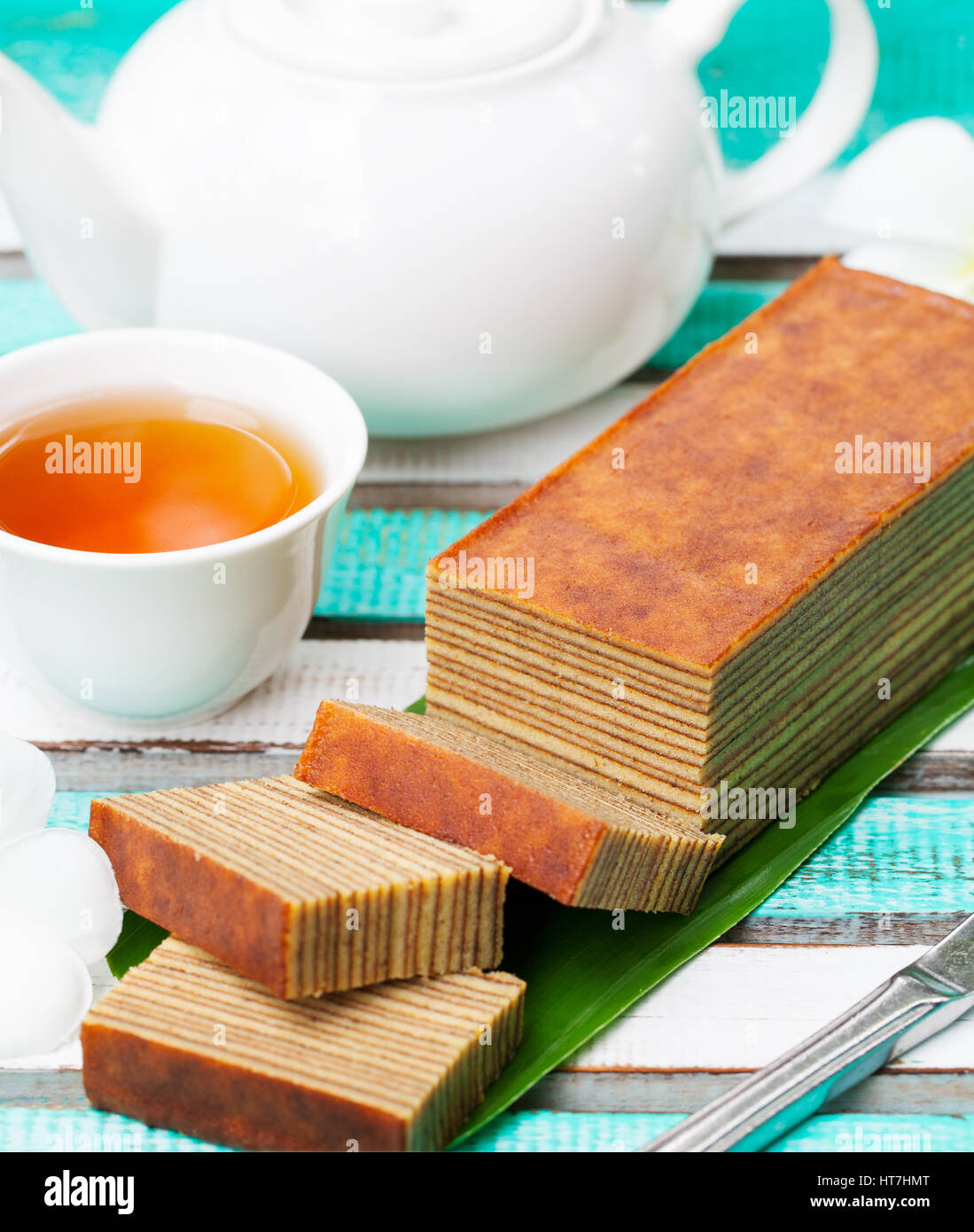 Traditional Indonesian sweet Lapis layer cake Stock Photo - Alamy