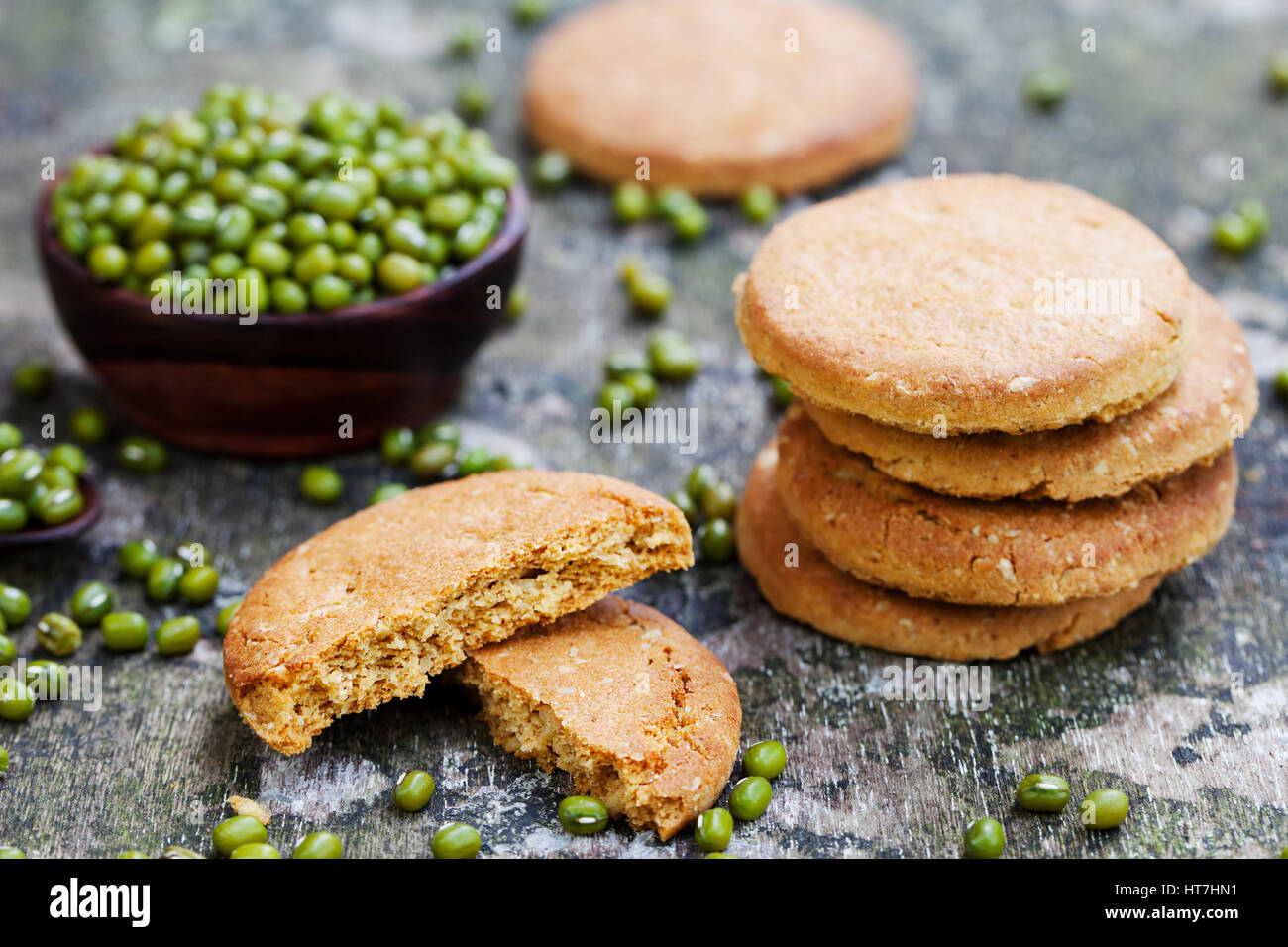 Mung bean cookies hi-res stock photography and images - Alamy