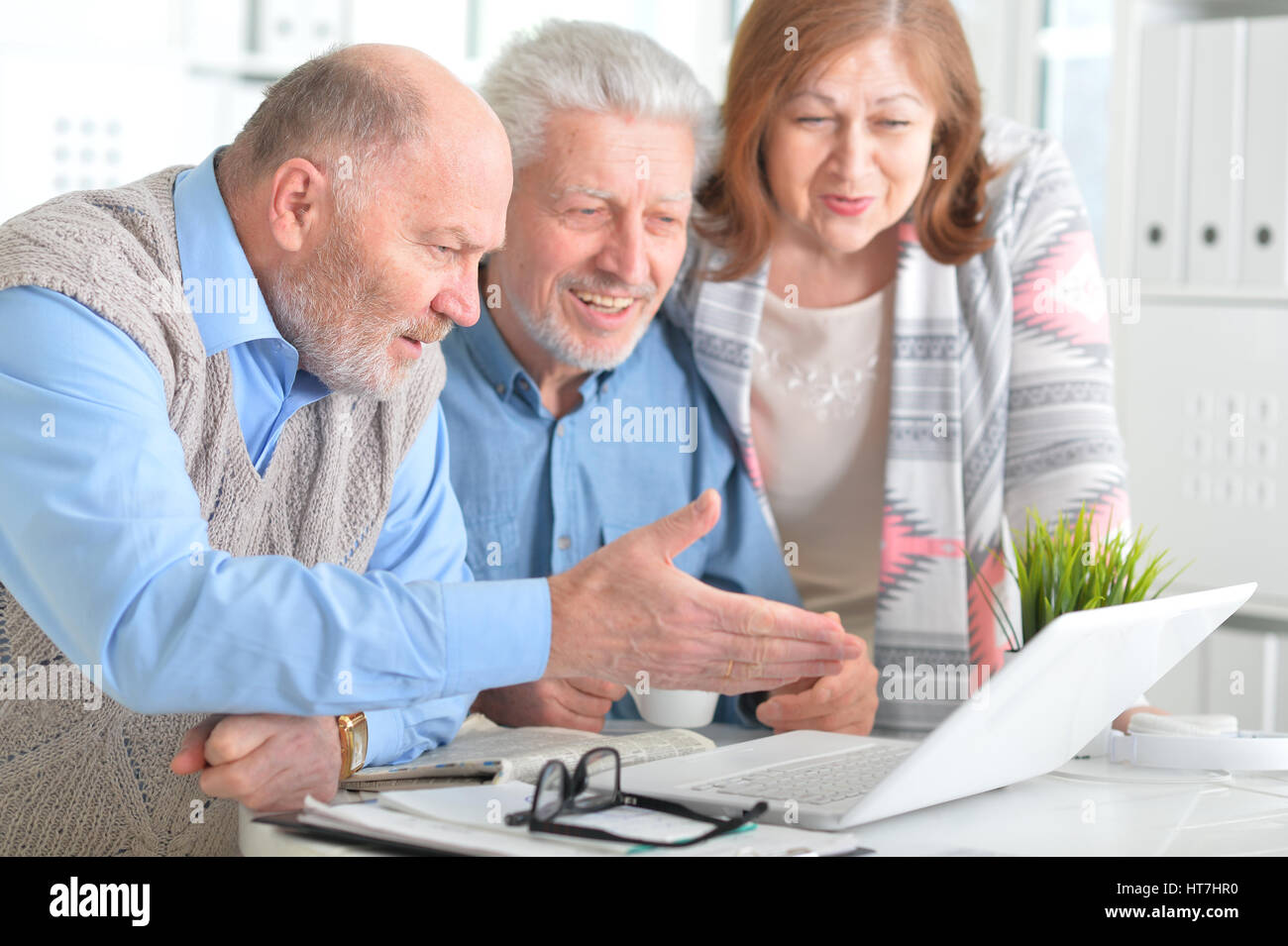 Grumpy Old Lady Meeting Office