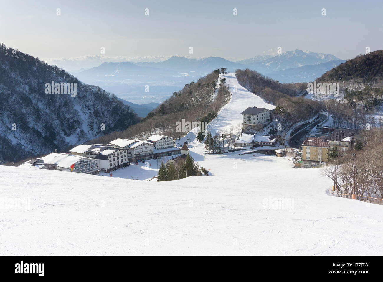 Ski Resort In Nagano, Japan Stock Photo - Alamy