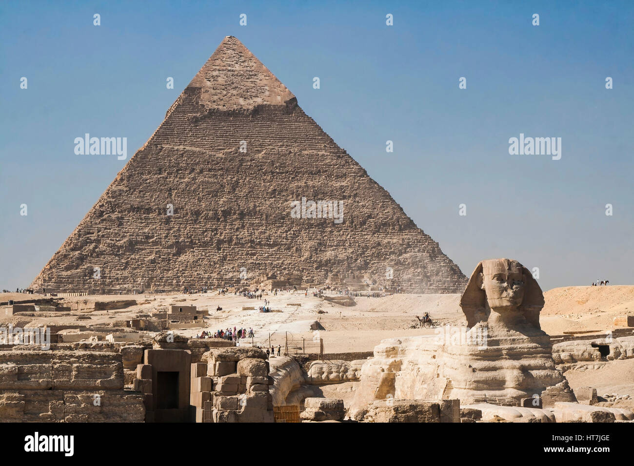 Great pyramid and sphinx of giza hi-res stock photography and images ...