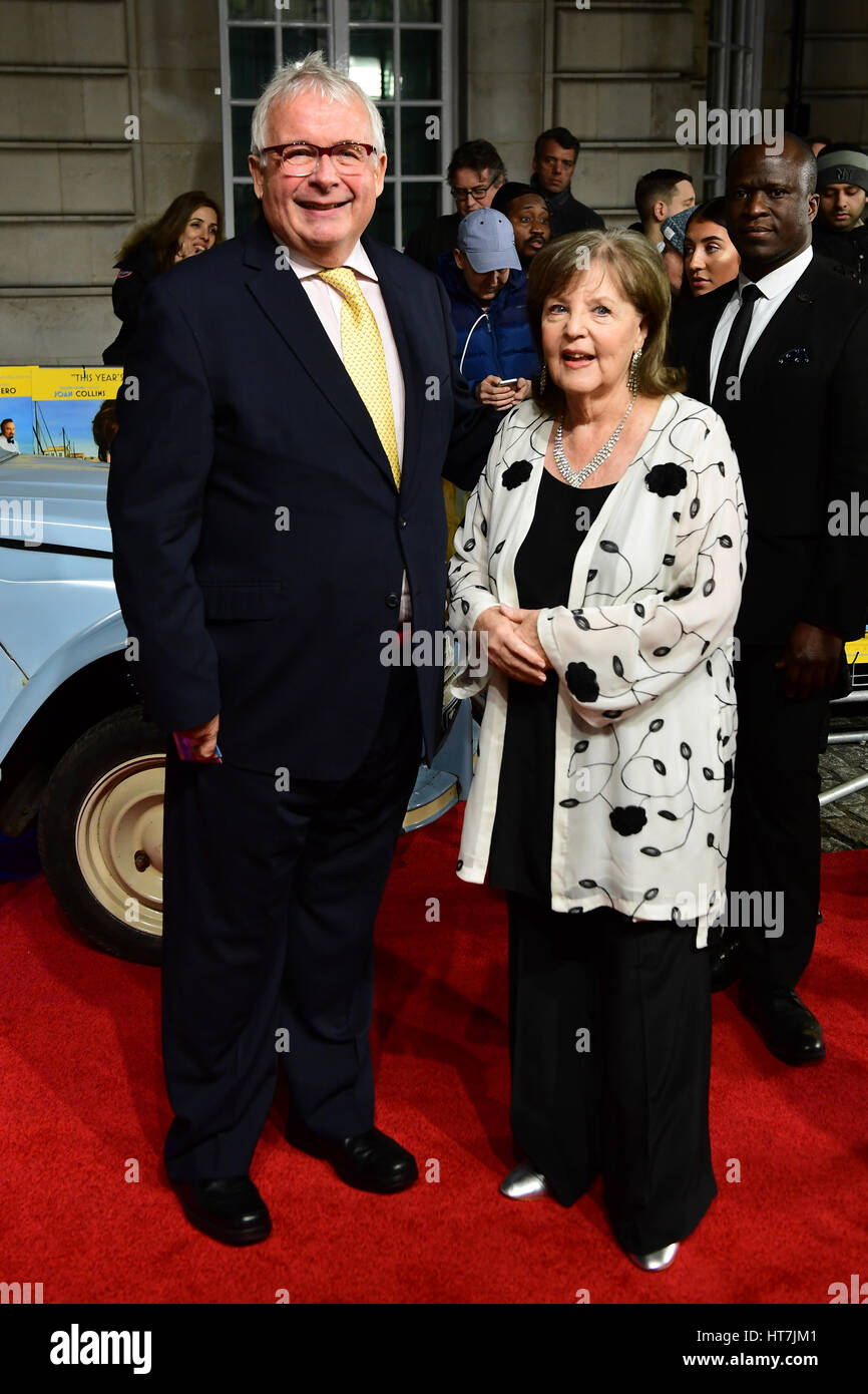 Christopher Biggins and Pauline Collins attending The world Premiere of ...