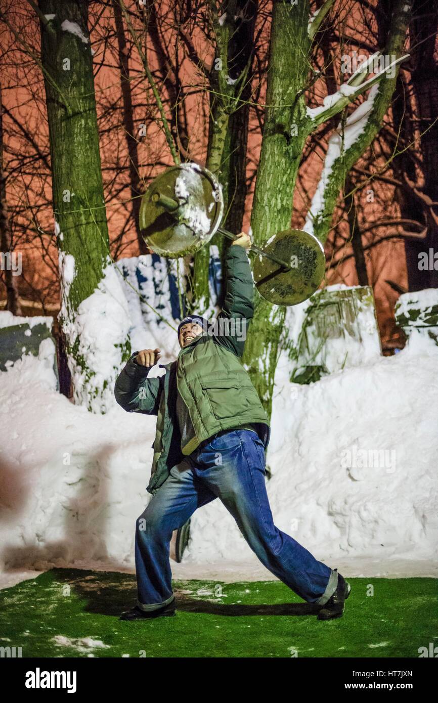 Traditional Russian Fight Training Stock Photo - Alamy